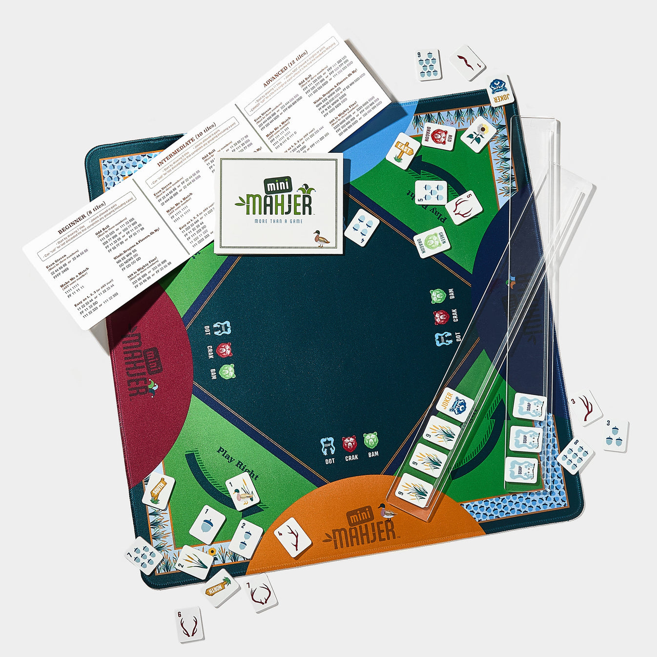 Kids' Mahjong Set: Woodlands Edition - Mini Mahjer