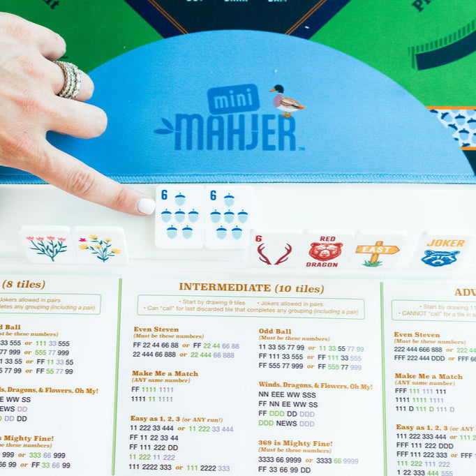 Kids' Mahjong Set: Woodlands Edition - Mini Mahjer