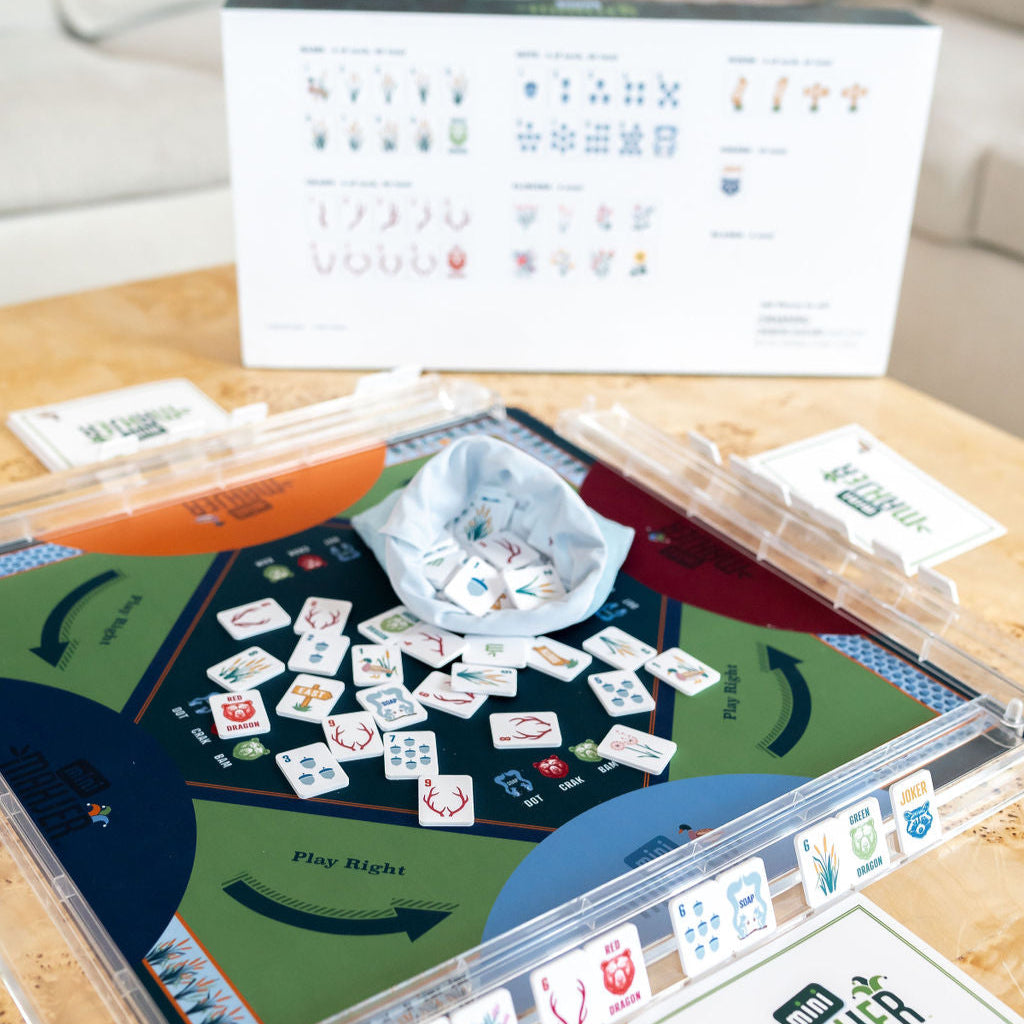 Kids' Mahjong Set: Woodlands Edition - Mini Mahjer