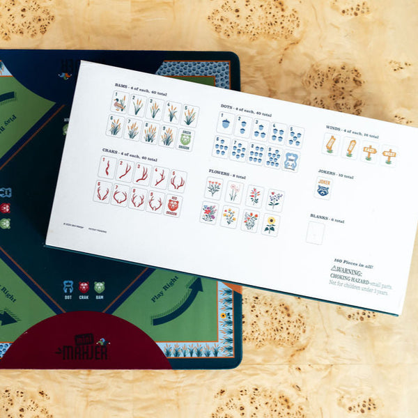 Kids' Mahjong Set: Woodlands Edition - Mini Mahjer
